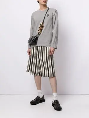 Play Comme Des Garcon Chest Logo-patch Jumper