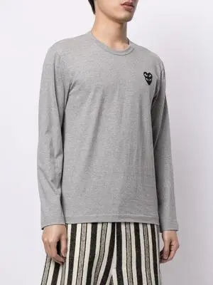 Play Comme Des Garcon Chest Logo-patch Jumper
