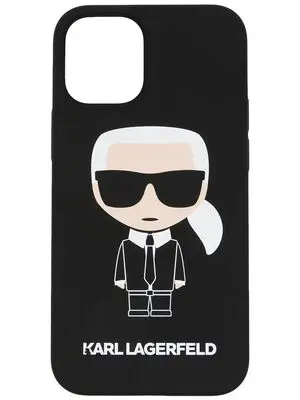 Karl Lagerfeld Ikonik Iphone 12 Mini Case - Black