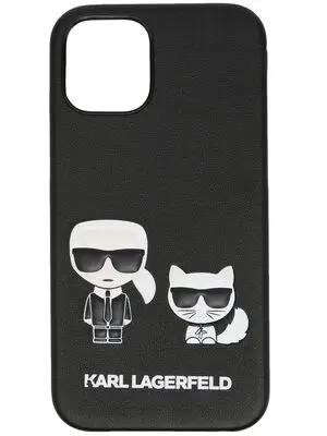 Karl Lagerfeld Karl Choupette Iphone 12 Mini Case - Black