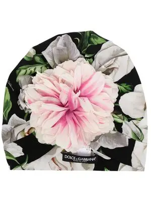 Dolce & Gabbana Floral-print Hat - Black