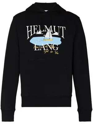 Helmut Lang Sea Print Hoodie