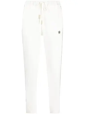 Lorena Antoniazzi Star-patch Track Pants - White