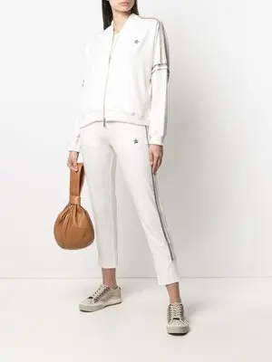 Lorena Antoniazzi Star-patch Track Pants - White