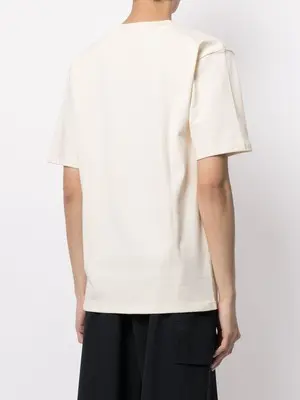 AGNÈS B. Embroidered Logo Print T-shirt