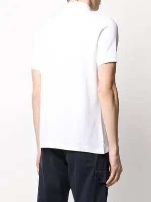 Barbour Logo Embroidered Polo Shirt - White