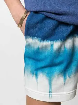 Alberta Ferretti Tie-dye Track Shorts - Blue