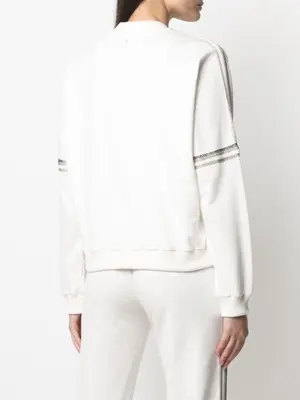 Lorena Antoniazzi Side-stripe Zip-up Track Jacket