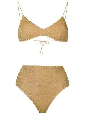 Oseree Lumière Two-piece Bikini - Metallic