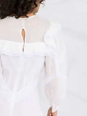 Sandro Belem Ruffled Dress