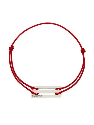 Le Gramme Le 2.5g Cord Bracelet - Red