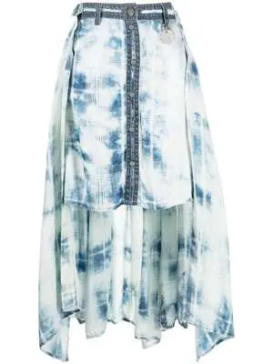 DIESEL® Tie-dye High-waisted Skirt