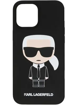 Karl Lagerfeld Ikonik Iphone 12 Pro Max Case - Black