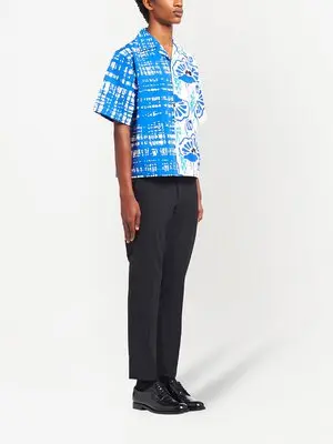 Prada Floral-print Shirt - Blue