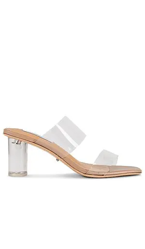 Clear Square Toe Heels