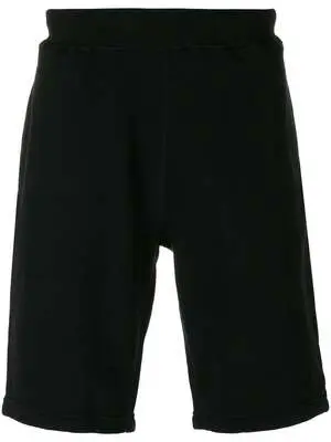 Sunspel Straight Leg Track Shorts - Black
