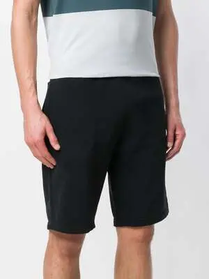Sunspel Straight Leg Track Shorts - Black