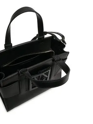 Armani Exchange Logo Plaque Tote Bag