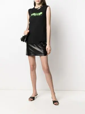 DIESEL® Embroidered Sleeveless T-shirt