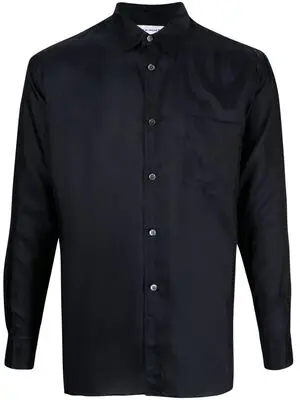 Comme Des Garçons Pointed Collar Long-sleeved Shirt
