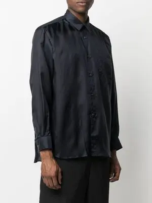 Comme Des Garçons Pointed Collar Long-sleeved Shirt