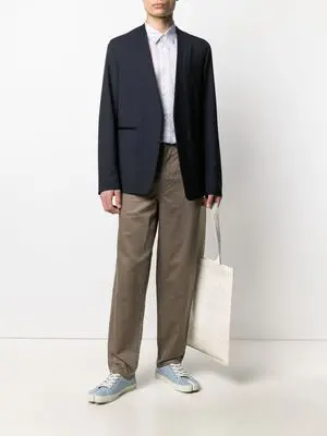 Comme Des Garçons Vertical Stripe-print Shirt