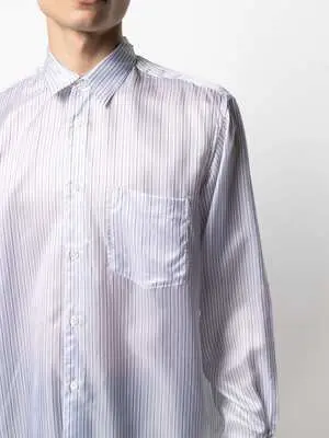 Comme Des Garçons Vertical Stripe-print Shirt