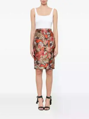 Givenchy Floral Jacquard Skirt
