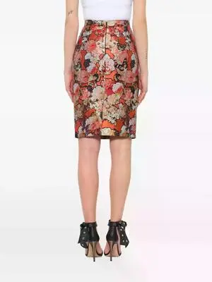 Givenchy Floral Jacquard Skirt