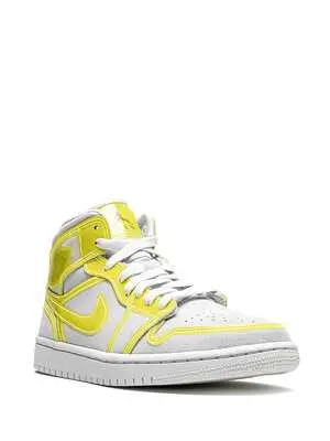 JORDAN Air 1 Mid Lx Opti Yellow Sneakers - White