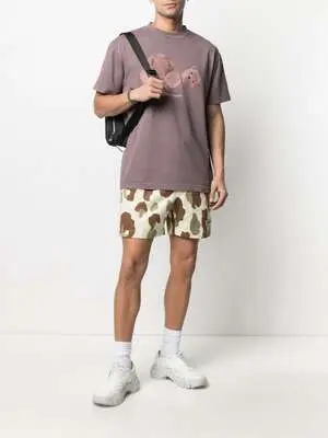 Palm Angels Camouflage-print Drawstring Shorts