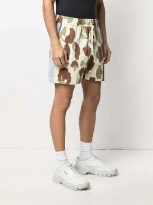 Palm Angels Camouflage-print Drawstring Shorts