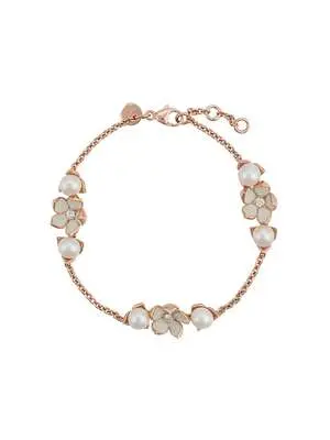 SHAUN LEANE Cherry Blossom Pearl & Diamond Bracelet - Gold