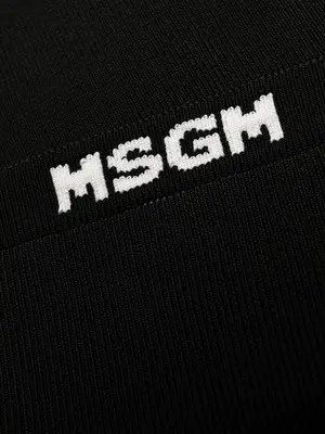 MSGM Knitted Logo Waistband Briefs
