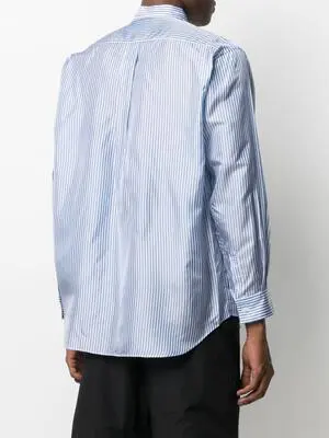 Comme Des Garçons Vertical Stripe-print Shirt