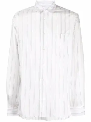 Comme Des Garçons Vertical Stripe-print Shirt