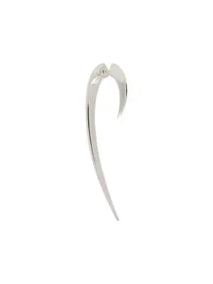 SHAUN LEANE Large Hook Earring Silver