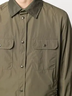 Woolrich Lightweight Cotton Shirt Jacket - Green