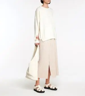 THE ROW Fisherman Leather Sandals - White