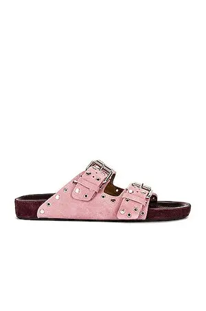 Isabel Marant Lennyo Sandal In Pink