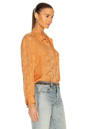 Saint Laurent Western Blouse