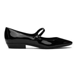 Saint Laurent Saint Laurent Black Sixtine Ballerina Flats - 1000 Black