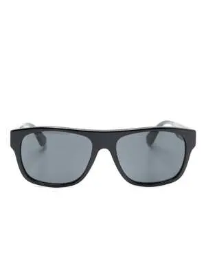 Gucci Logo-engraved Sunglasses - Black