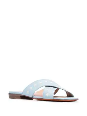 Santoni Crossover Straps Sandals