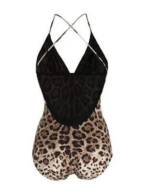 Dolce & Gabbana Leopard Print One Piece