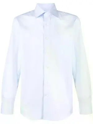 Canali Long-sleeved Cotton Shirt