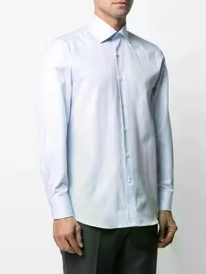 Canali Long-sleeved Cotton Shirt