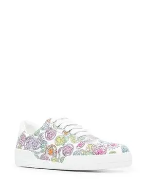 Versace Medusa Print Lace-up Sneakers