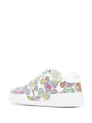 Versace Medusa Print Lace-up Sneakers
