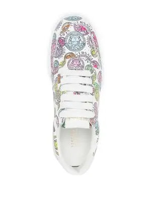 Versace Medusa Print Lace-up Sneakers